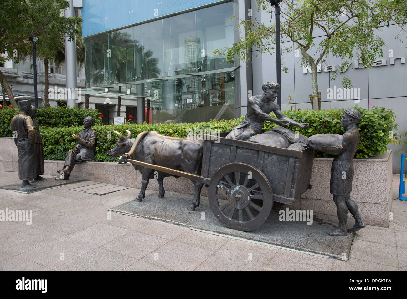 River Merchants bronze sculpture, Flint Street, Fullerton Square, Boat ...