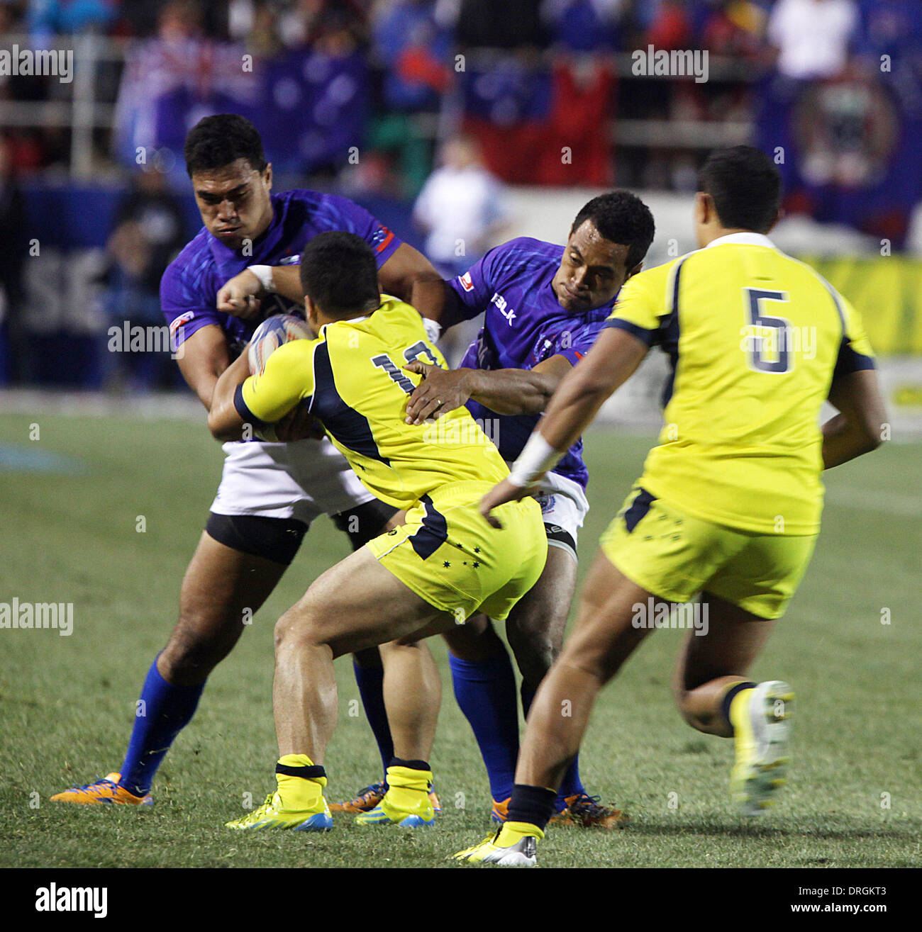 Las Vegas, Nevada, USA. 26th Jan, 2014. Samoa Rugby team plays ...
