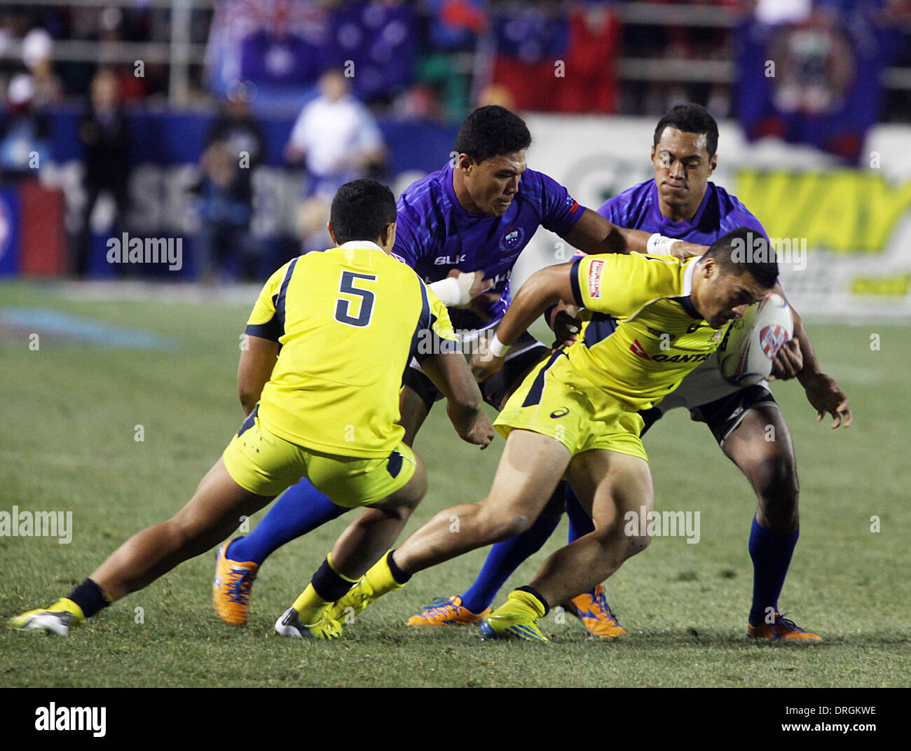 Las Vegas, Nevada, USA. 26th Jan, 2014. Samoa Rugby team plays ...