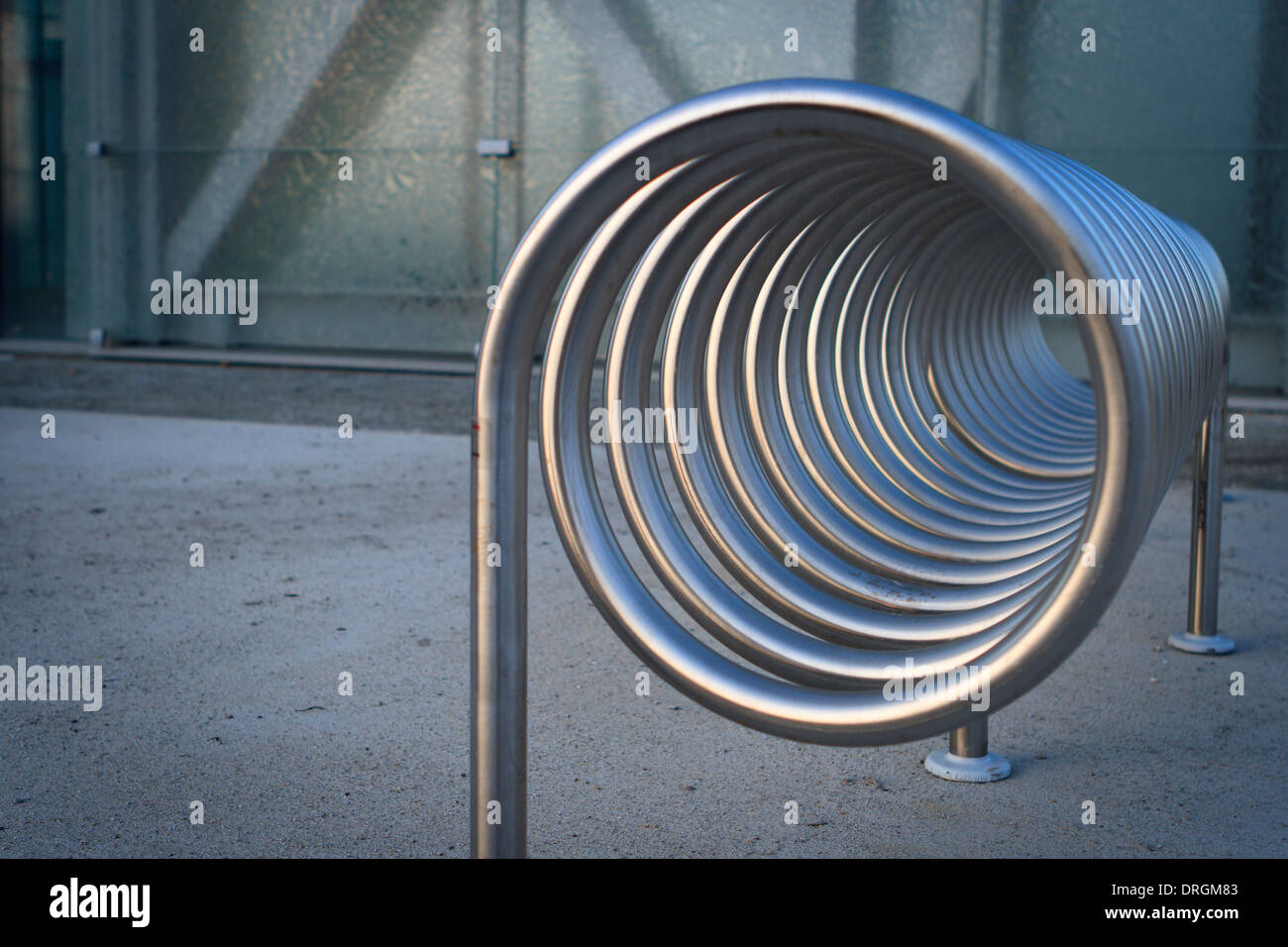 Empty bicycle rack Stock Photo - Alamy