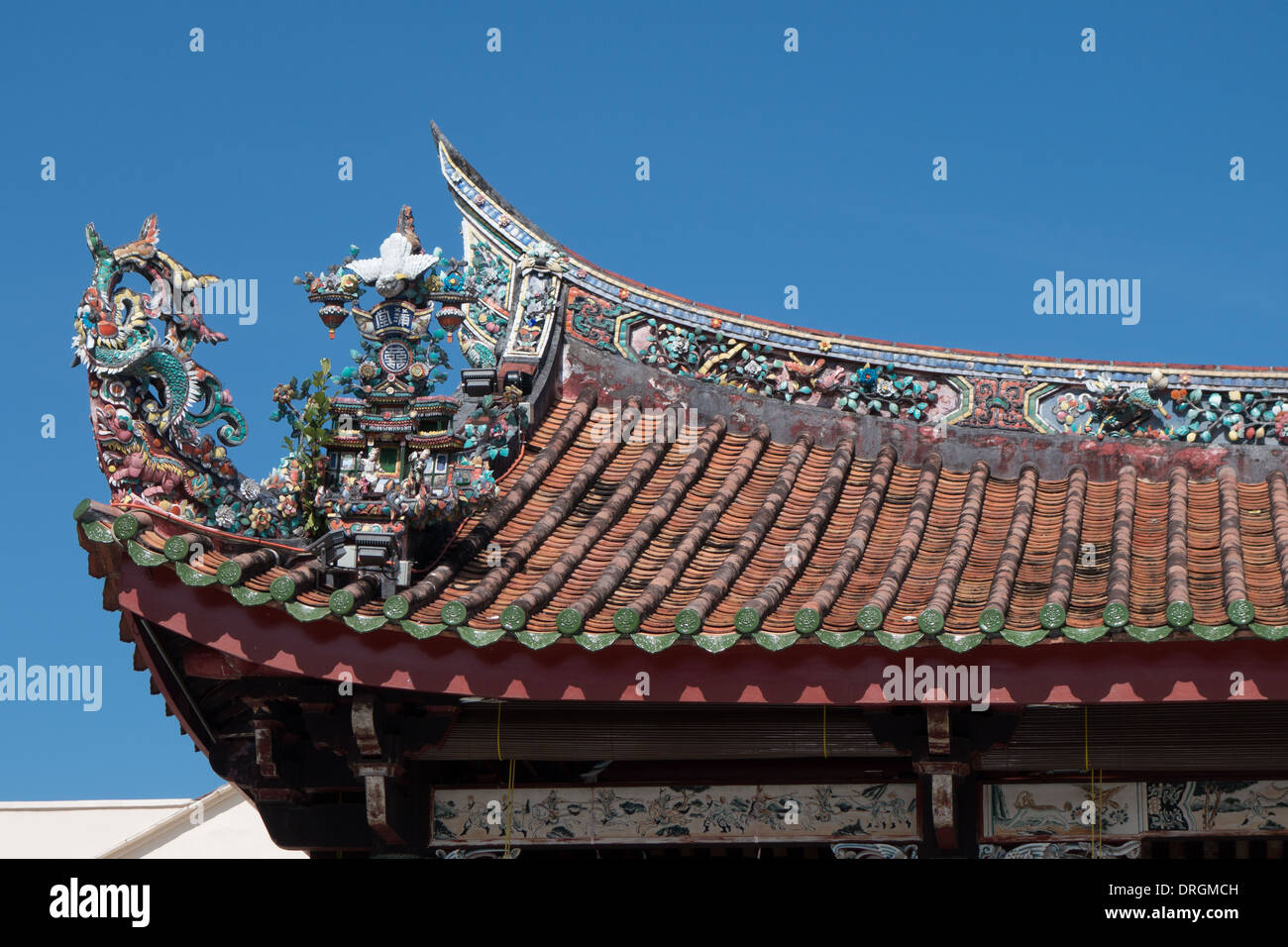 Khoo Kongsi Chinese clanhouse in Penang, Malaysia Stock Photo - Alamy