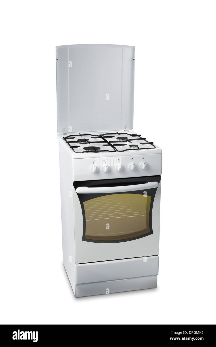 Gas on stove in Cut Out Stock Images & Pictures - Alamy
