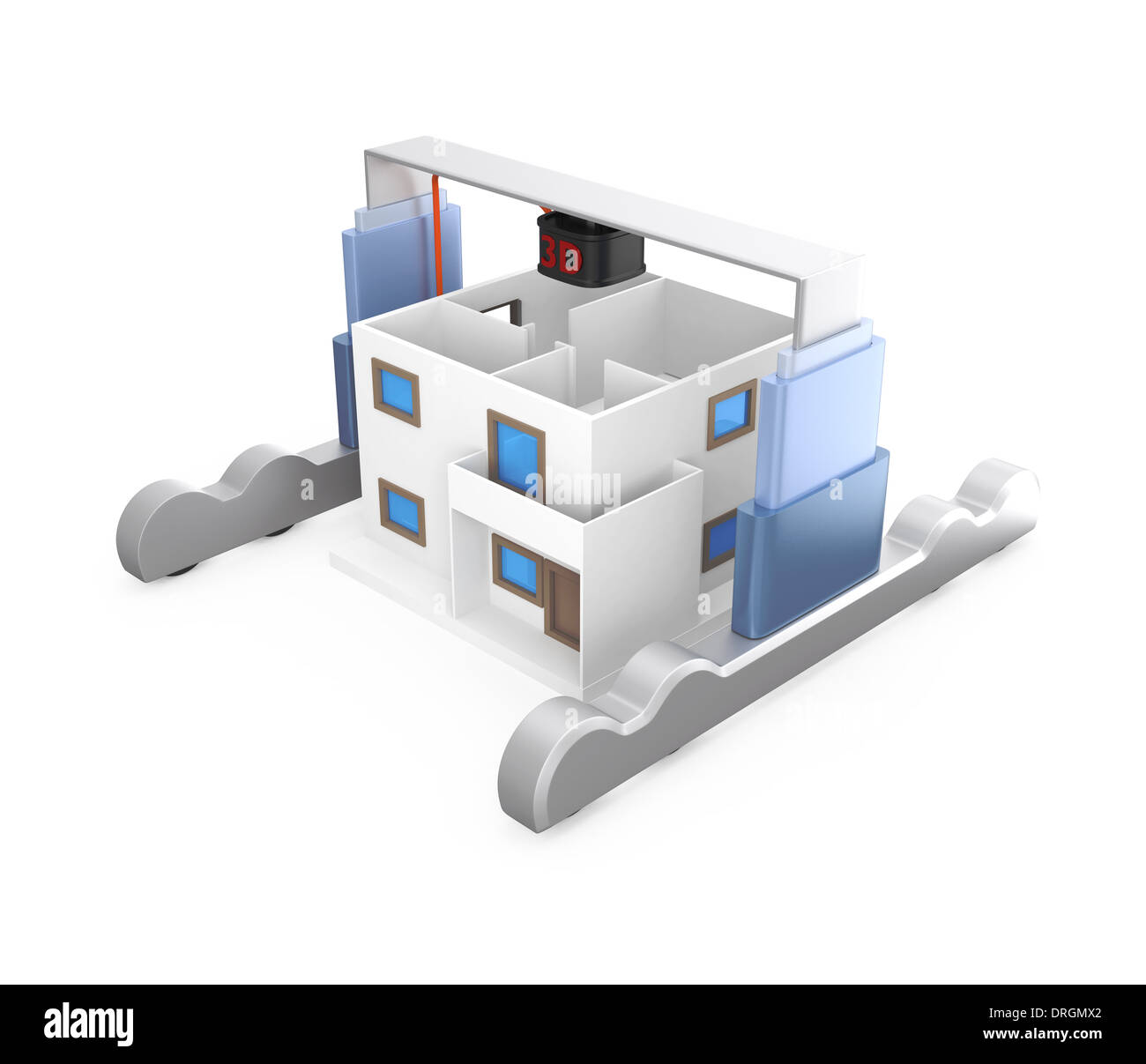 3d printer house hi-res stock photography and images - Alamy