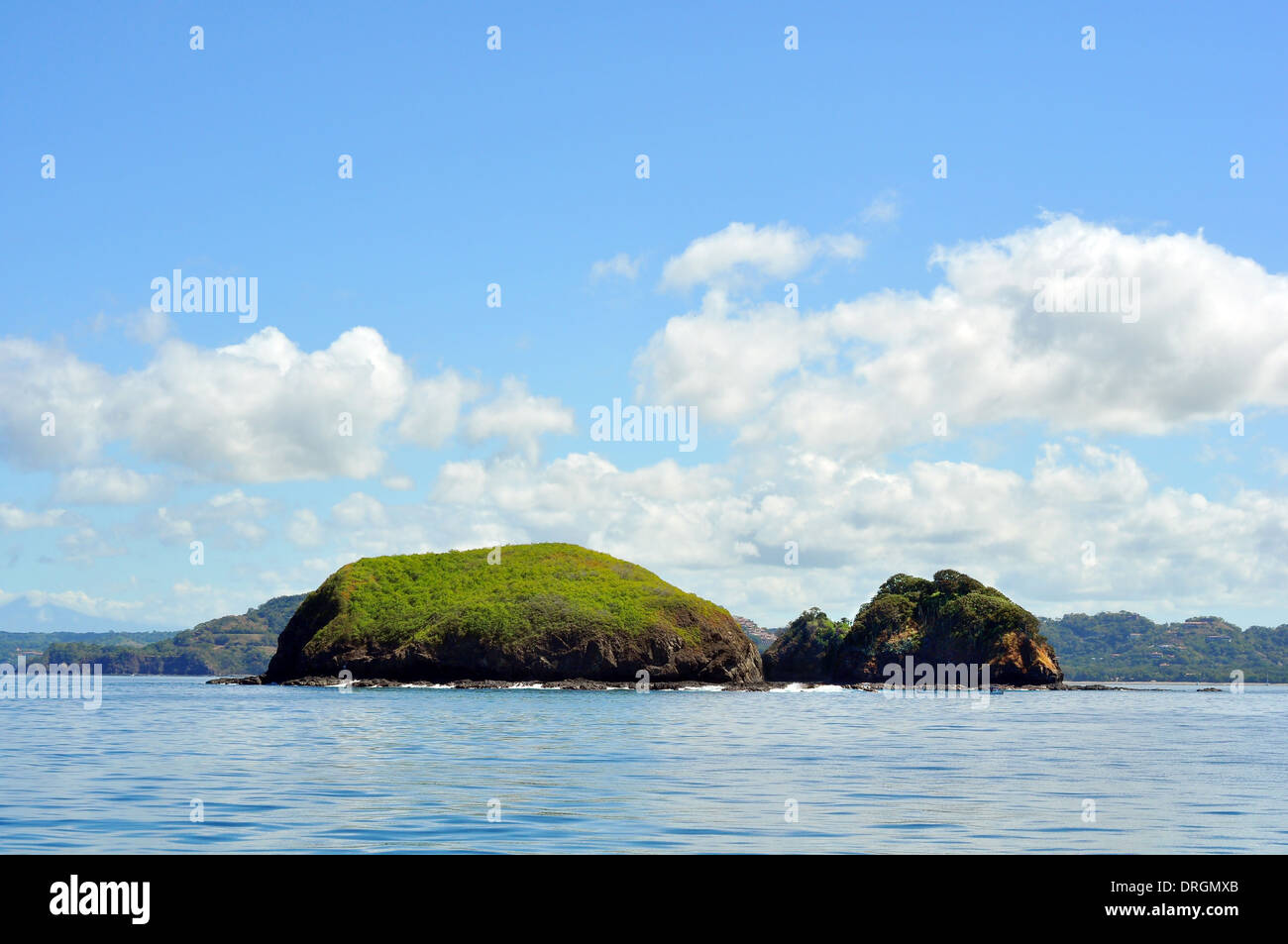 Small tropical islands in the Pacific ocean off the coast of Costa Rica ...