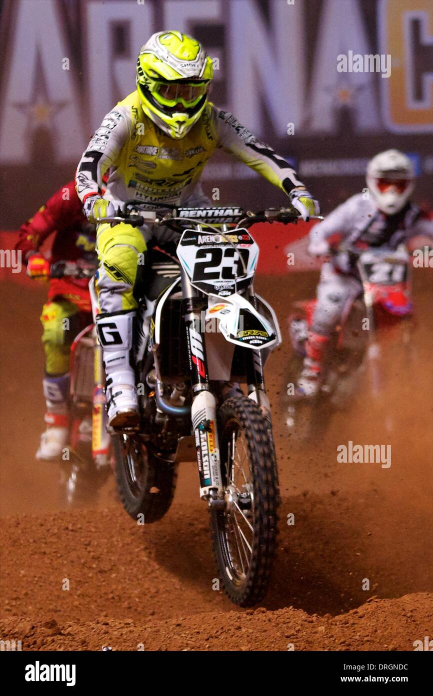 Birmingham, UK. 25th Jan, 2014. Carl Nunn during round 3 of the Garmin ...