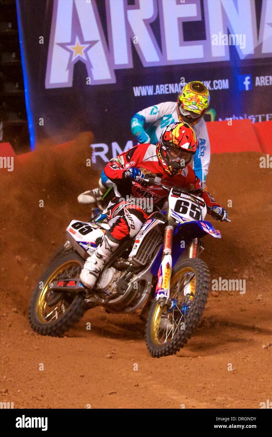 Birmingham, UK. 25th Jan, 2014. Daniel McCoy during round 3 of the ...