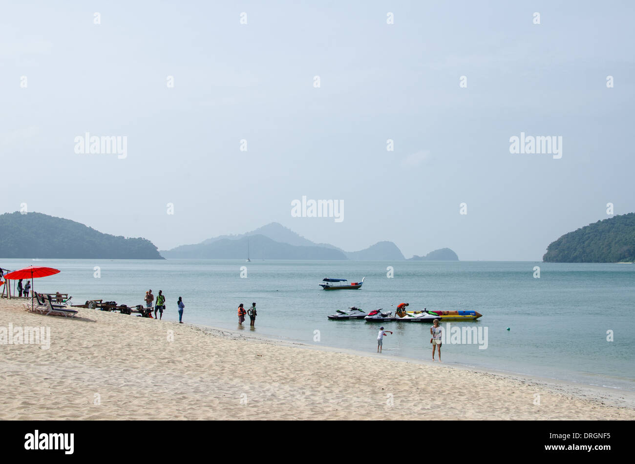 The beach at Pantai Cenang, Langkawi, Kedah, Malaysia Stock Photo - Alamy