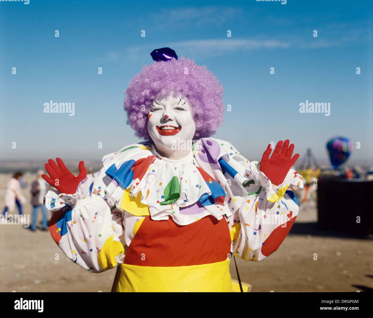 Clown purple hair hi-res stock photography and images - Alamy
