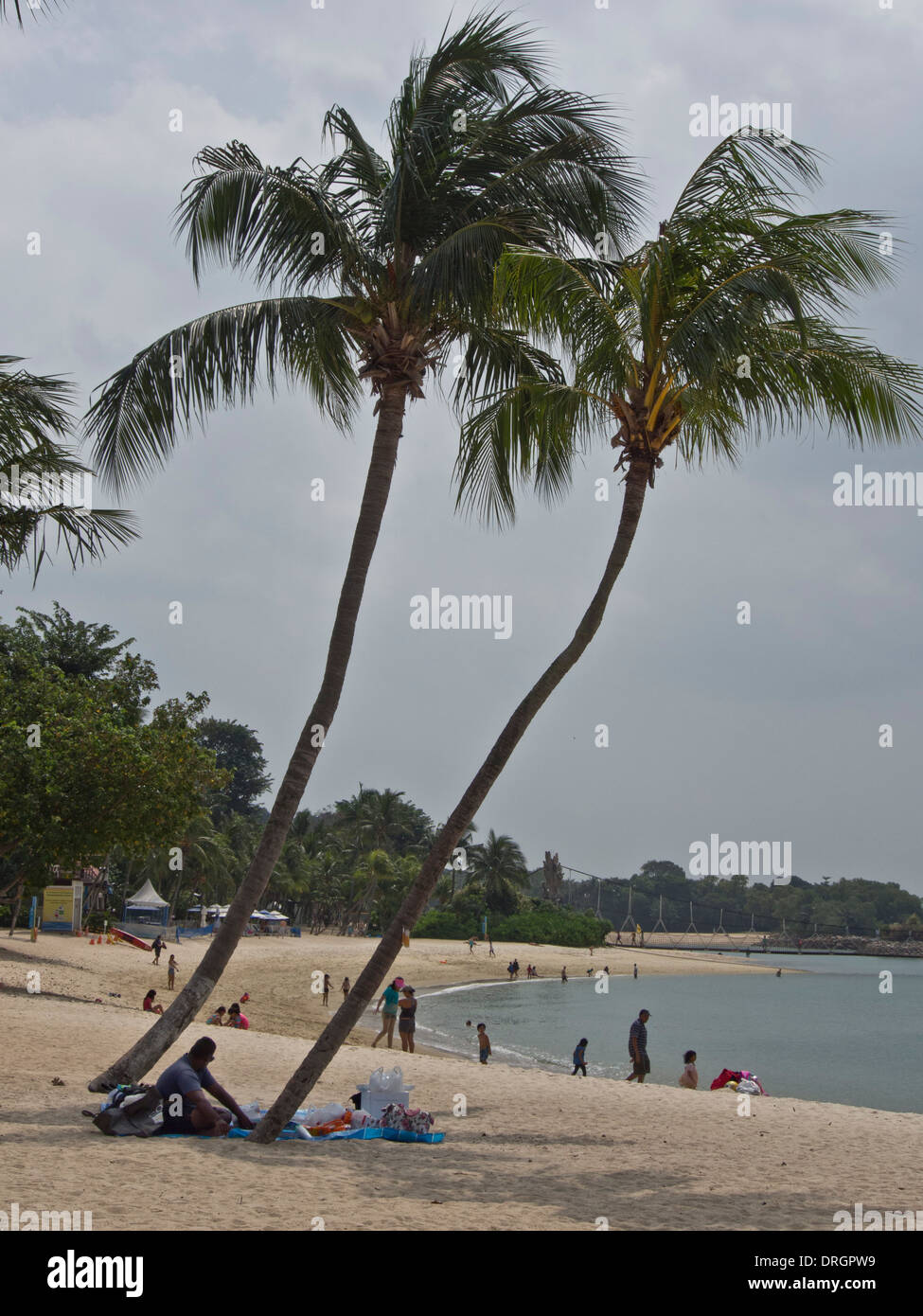 Singapore sentosa beach hi-res stock photography and images - Alamy