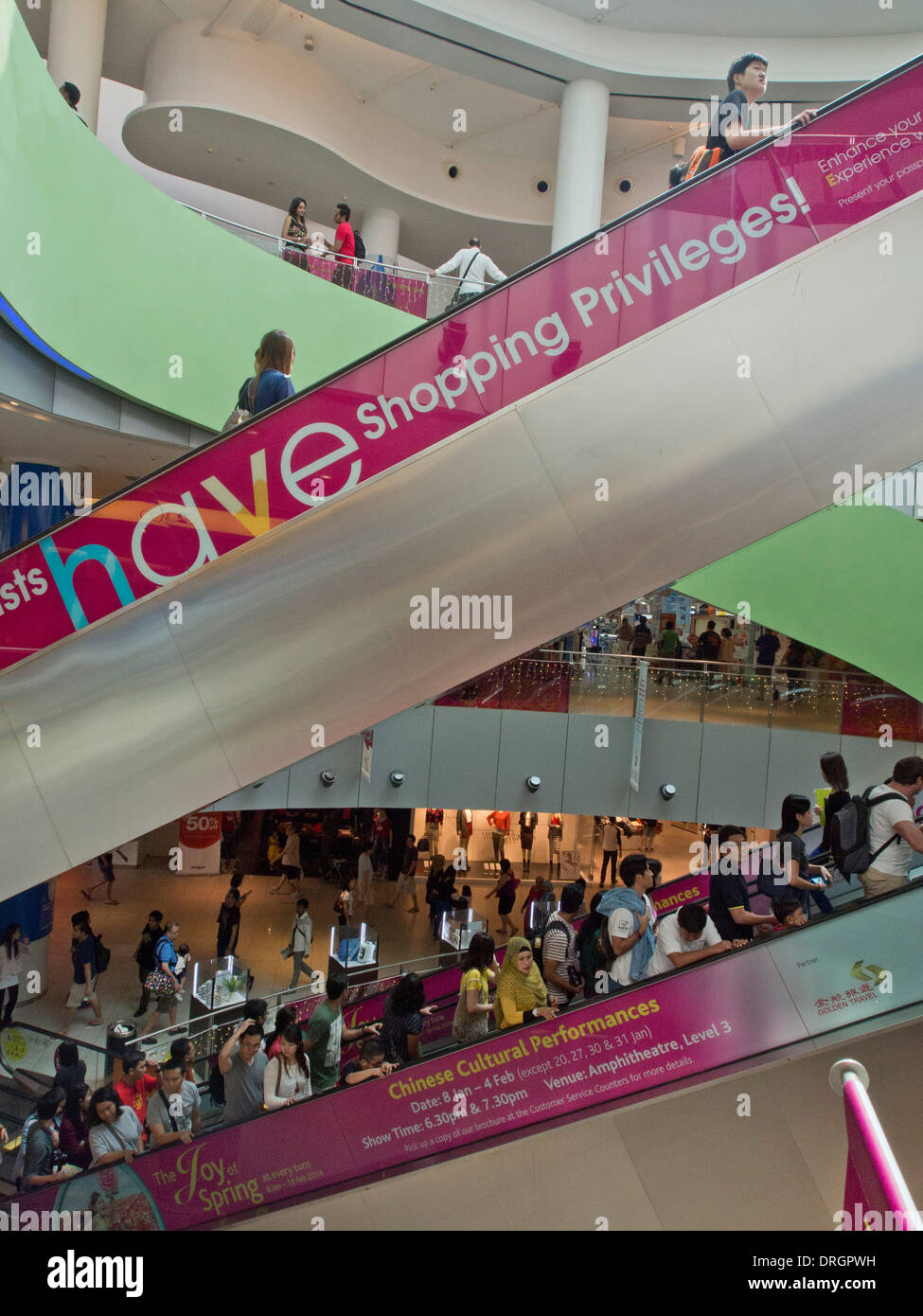 Shopping Mall In Sentosa Singapore High Resolution Stock Photography ...