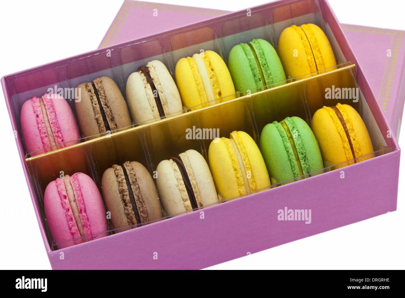 Box macaroons hi-res stock photography and images - Alamy
