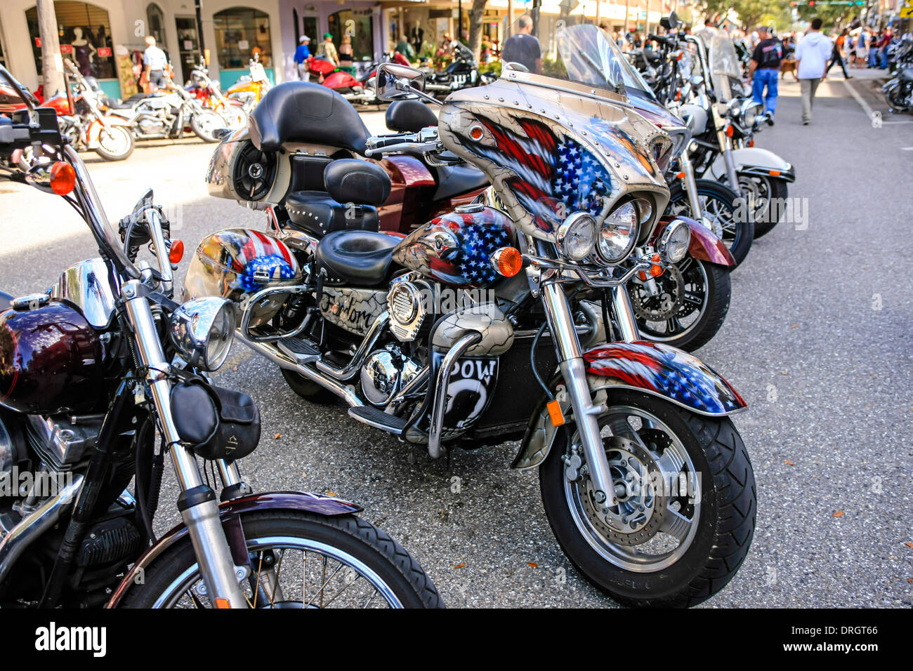 Thunder by the Bay motorcycle event in Sarasota Florida Stock Photo - Alamy