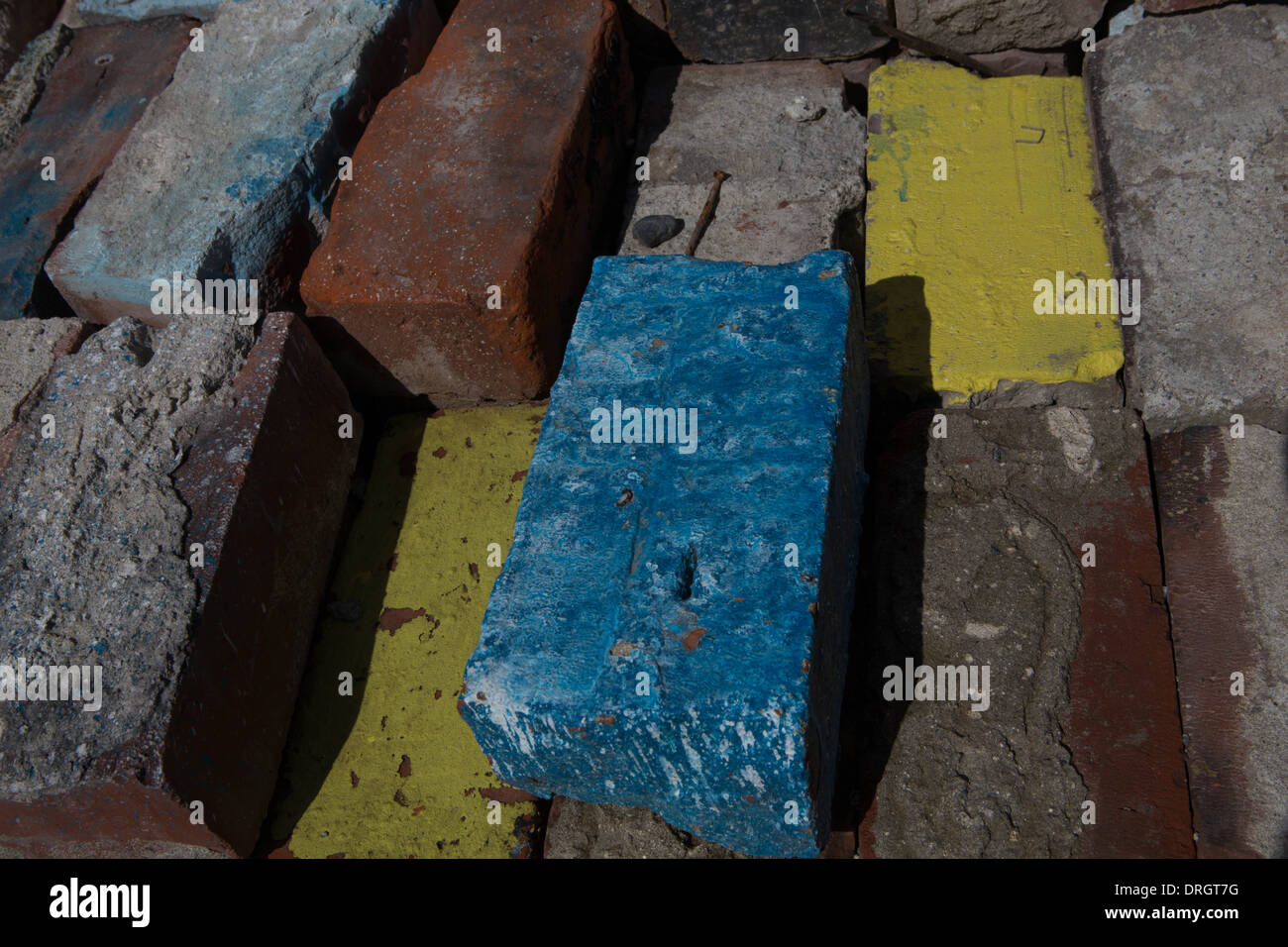 Bricks paint hi-res stock photography and images - Alamy