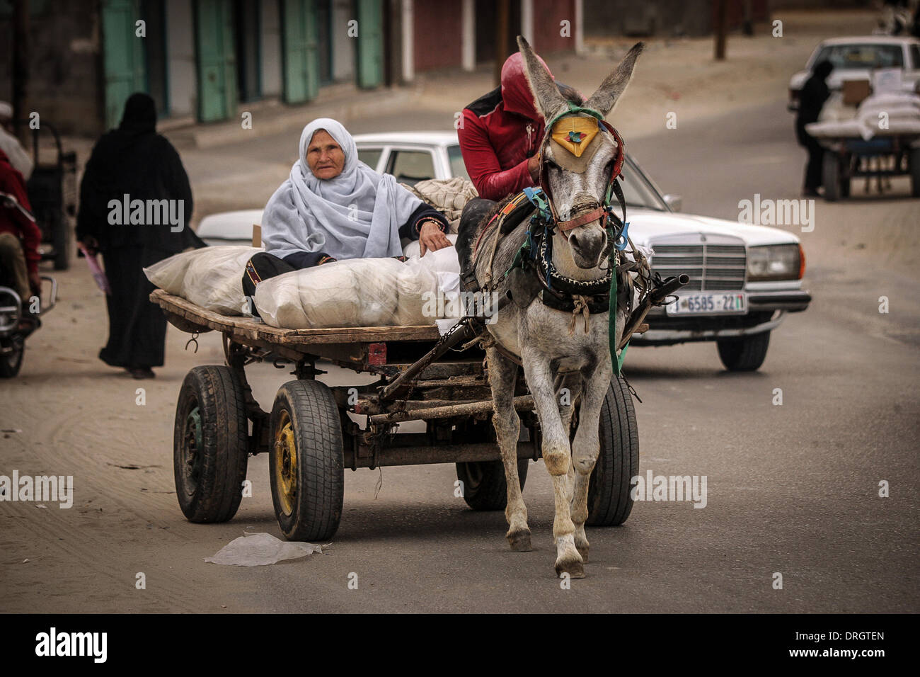 Donkey cart palestine hi-res stock photography and images - Alamy