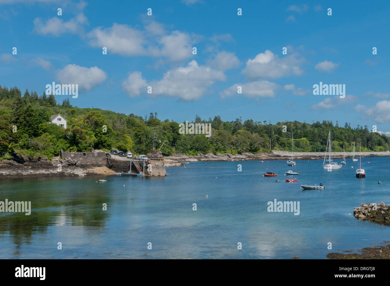 Yachts and pleasure craft at Armadale Ils of Skye Highland Scotland ...