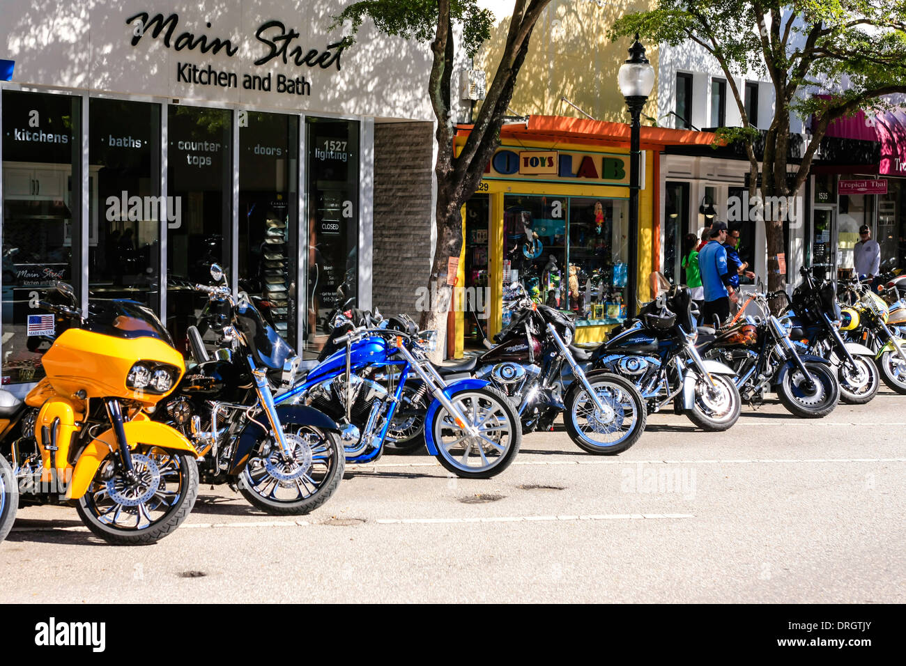 Thunder by the Bay motorcycle event in Sarasota Florida Stock Photo - Alamy