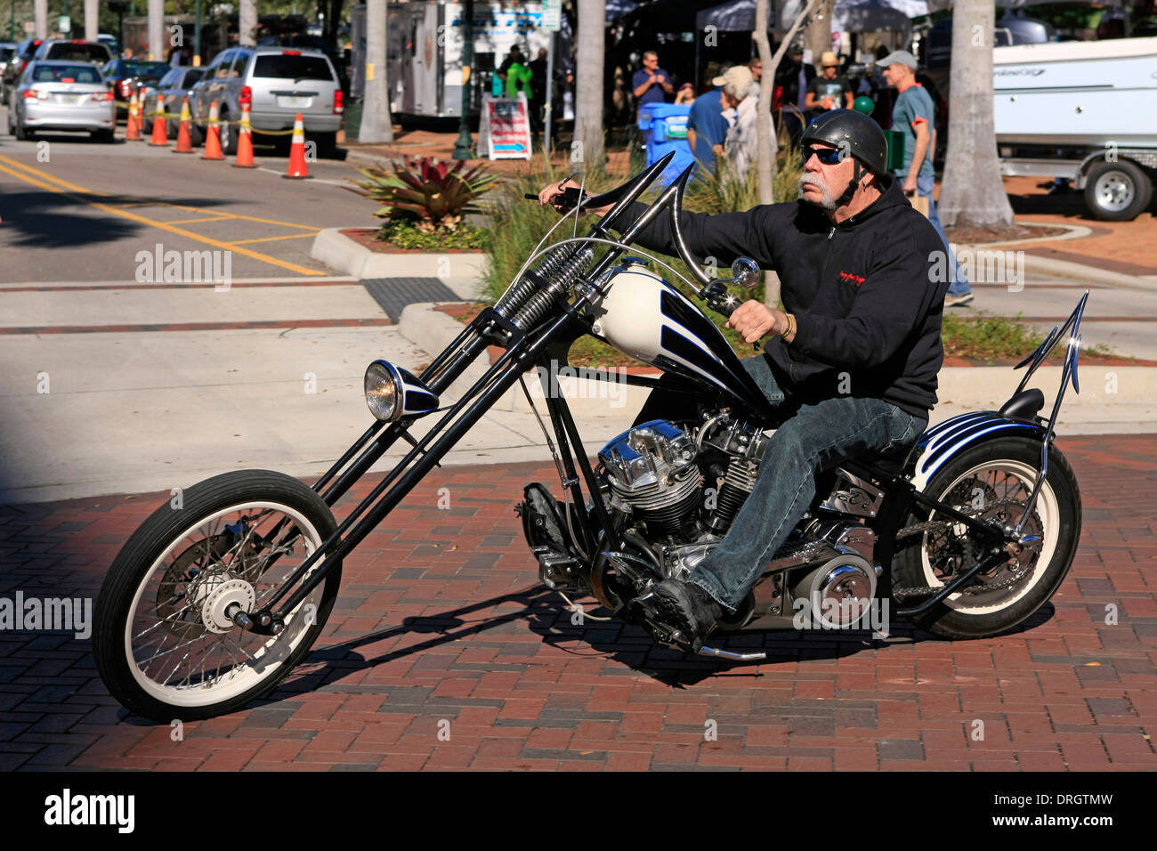 Thunder by the Bay motorcycle event in Sarasota Florida Stock Photo - Alamy