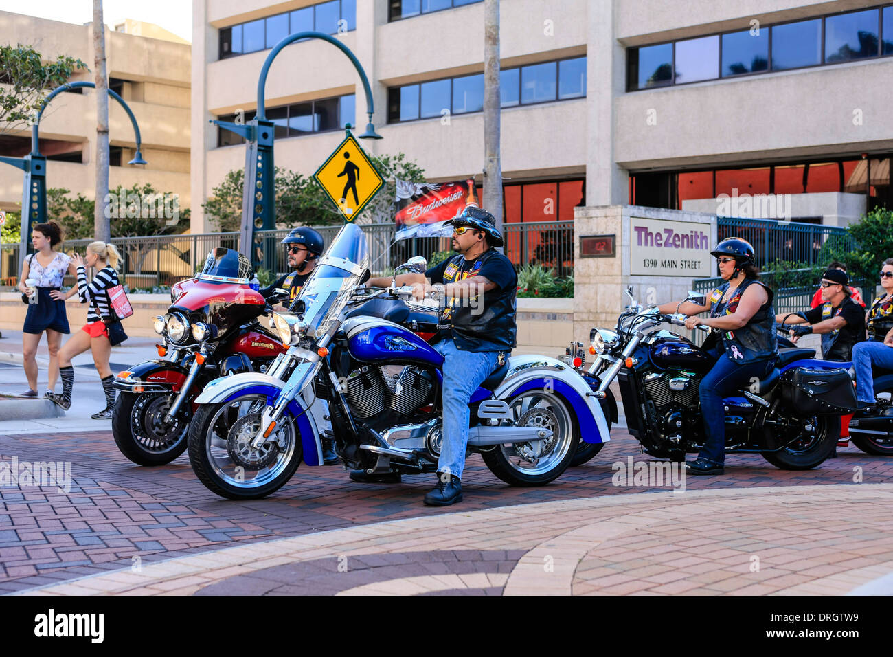Thunder by the Bay motorcycle event in Sarasota Florida Stock Photo - Alamy