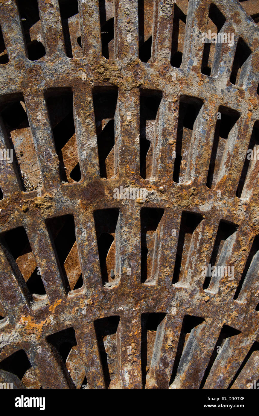 Fan shaped metal grate Stock Photo - Alamy