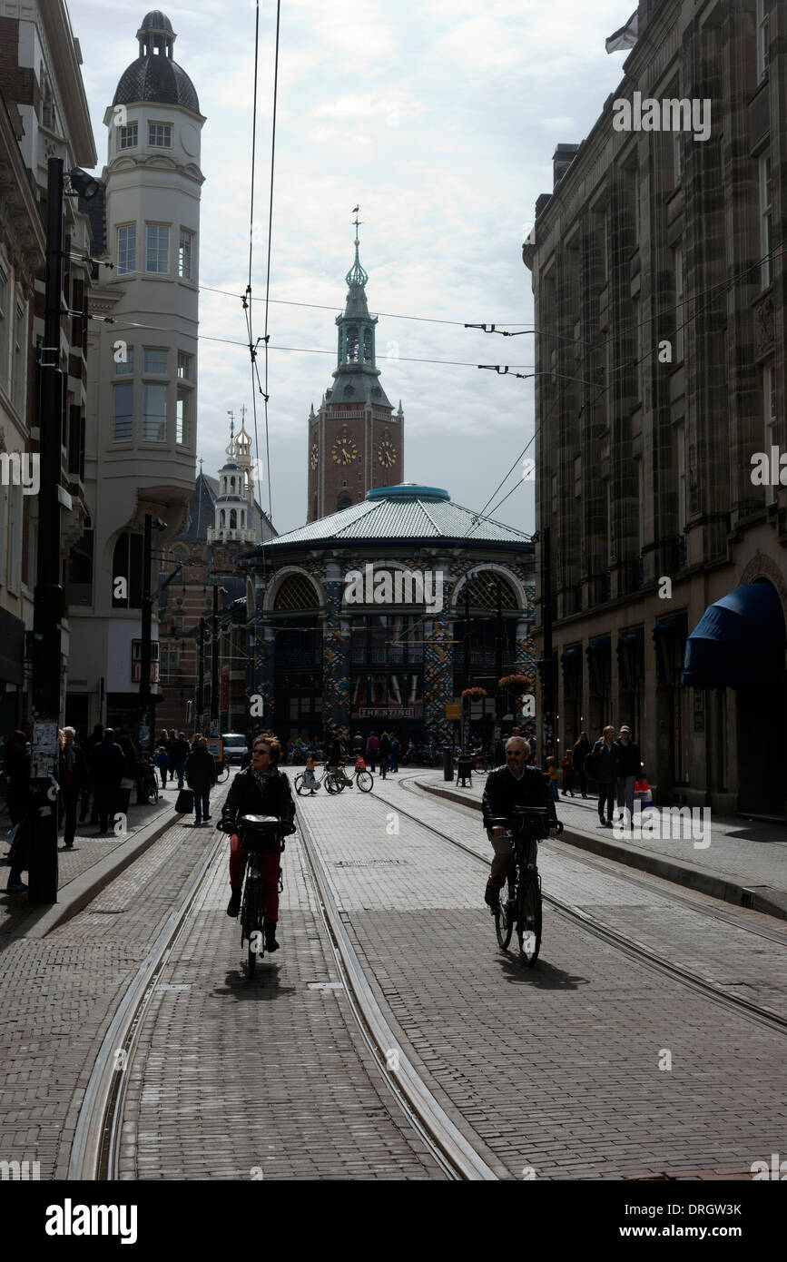 Dutch urban street scene in the Hague Netherlands Stock Photo - Alamy