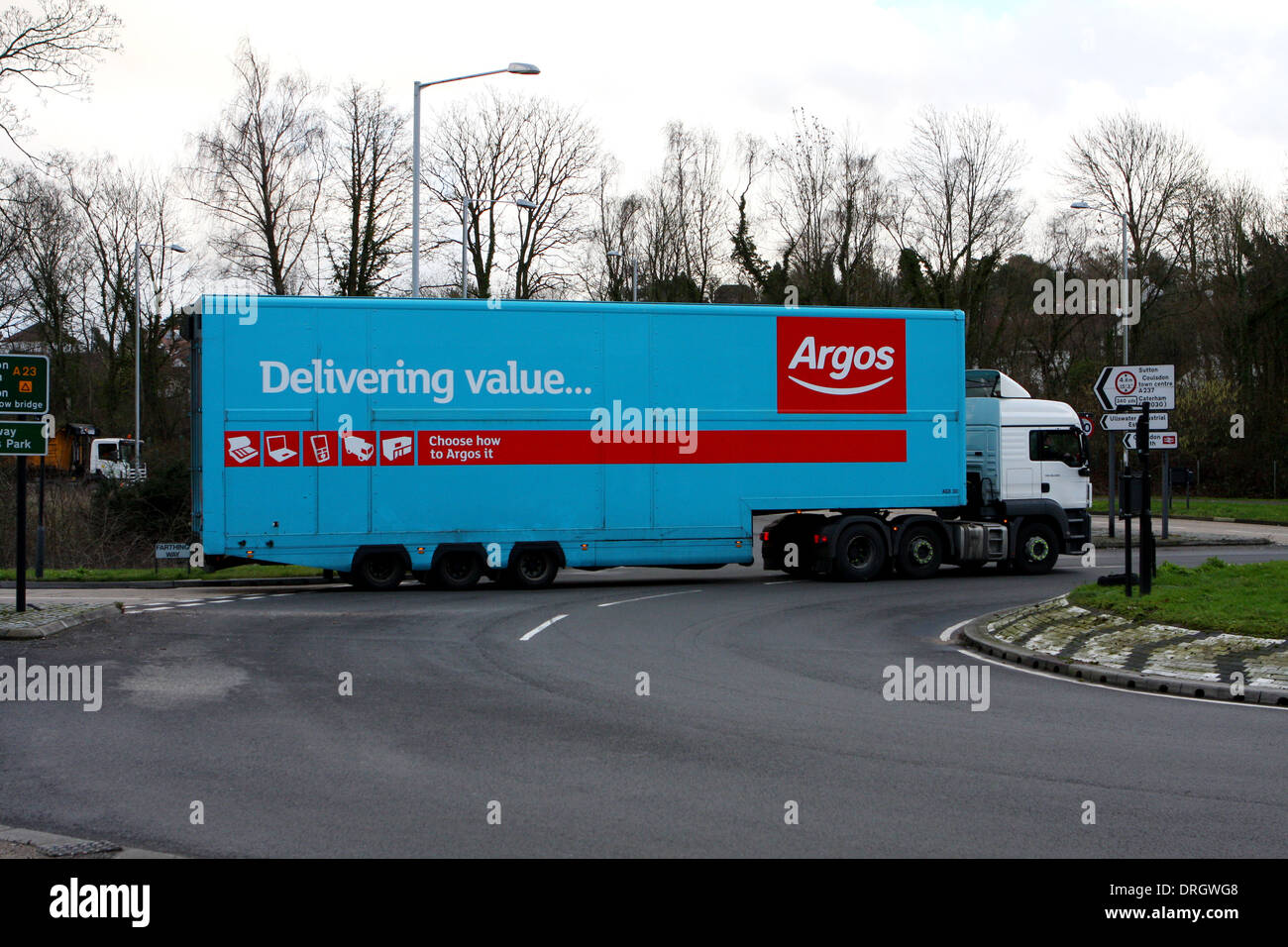 Argos lorry hi-res stock photography and images - Alamy