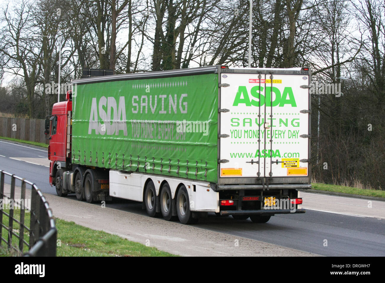 Back view hgv truck hi-res stock photography and images - Alamy