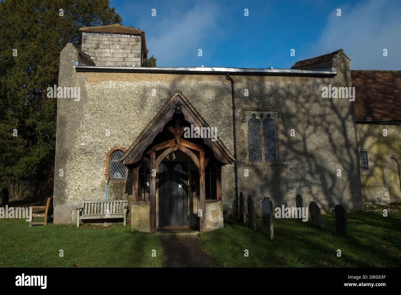 St Nicholas village parish church, Ibstone, Bucks. UK Stock Photo - Alamy