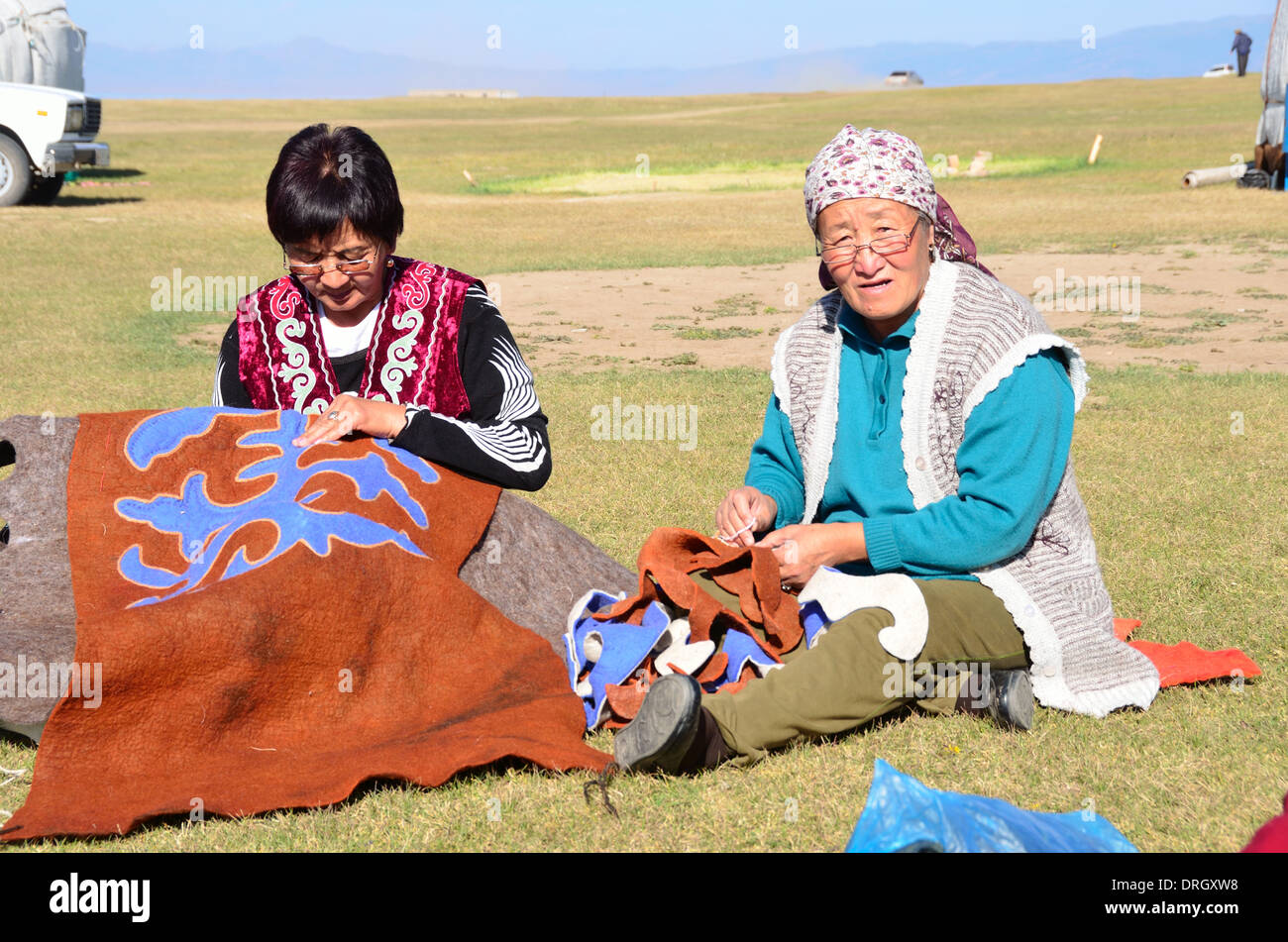 Kyrgyzstan woman kyrgyz hi-res stock photography and images - Alamy