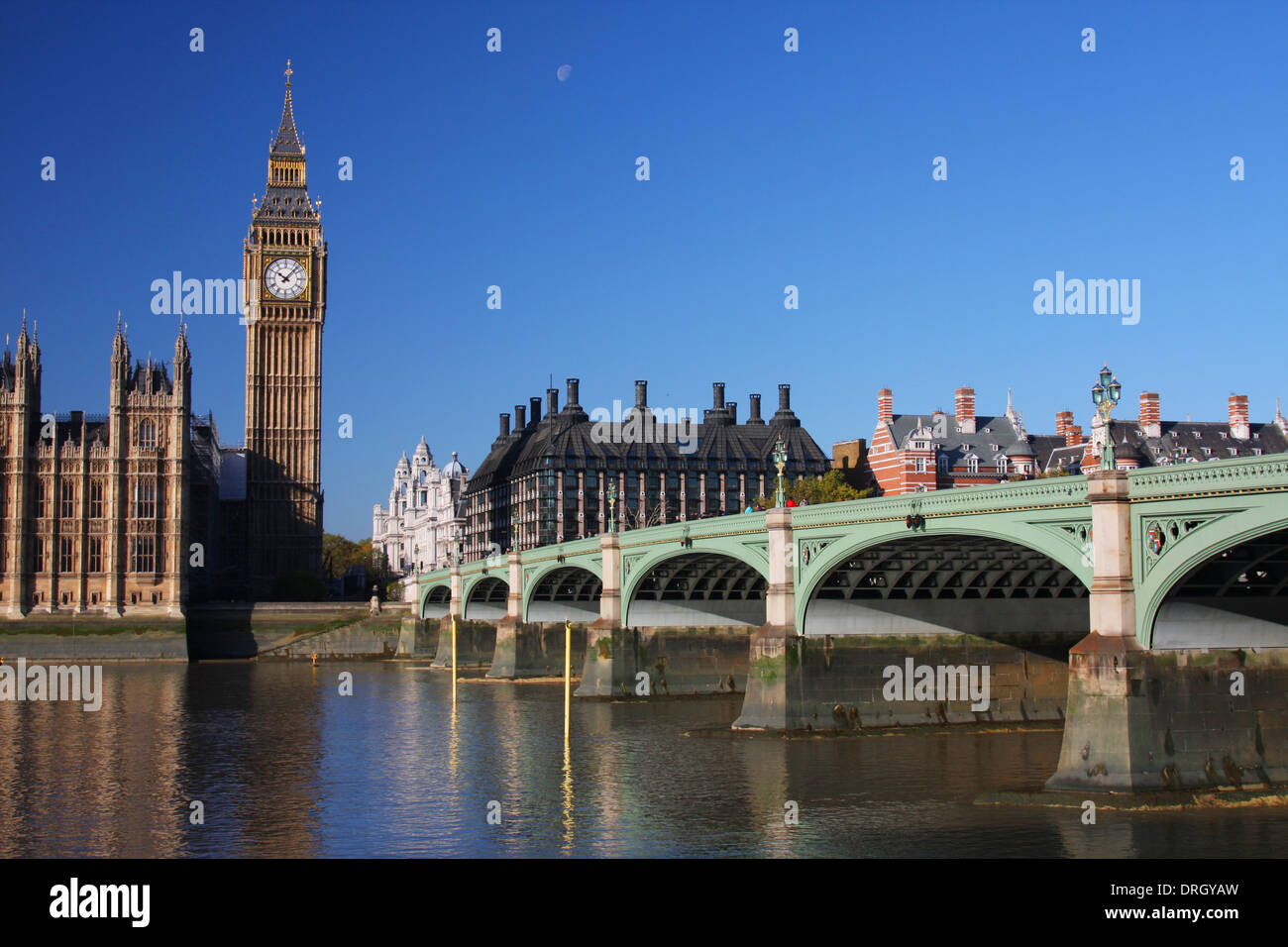Big Ben and Westminster Palace in London Stock Photo - Alamy