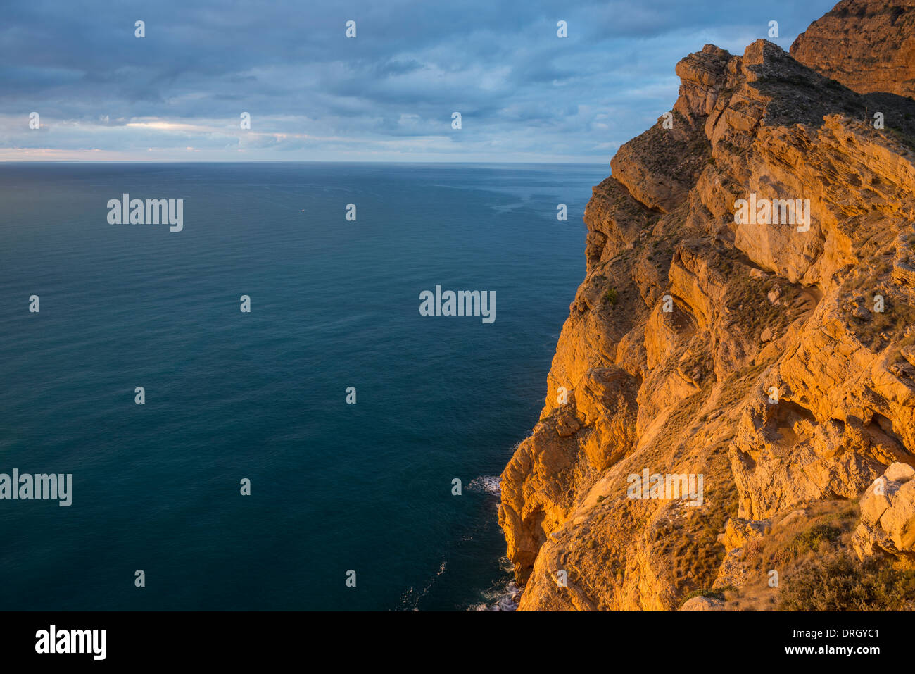Sierra Helada natural park cliffs Stock Photo - Alamy