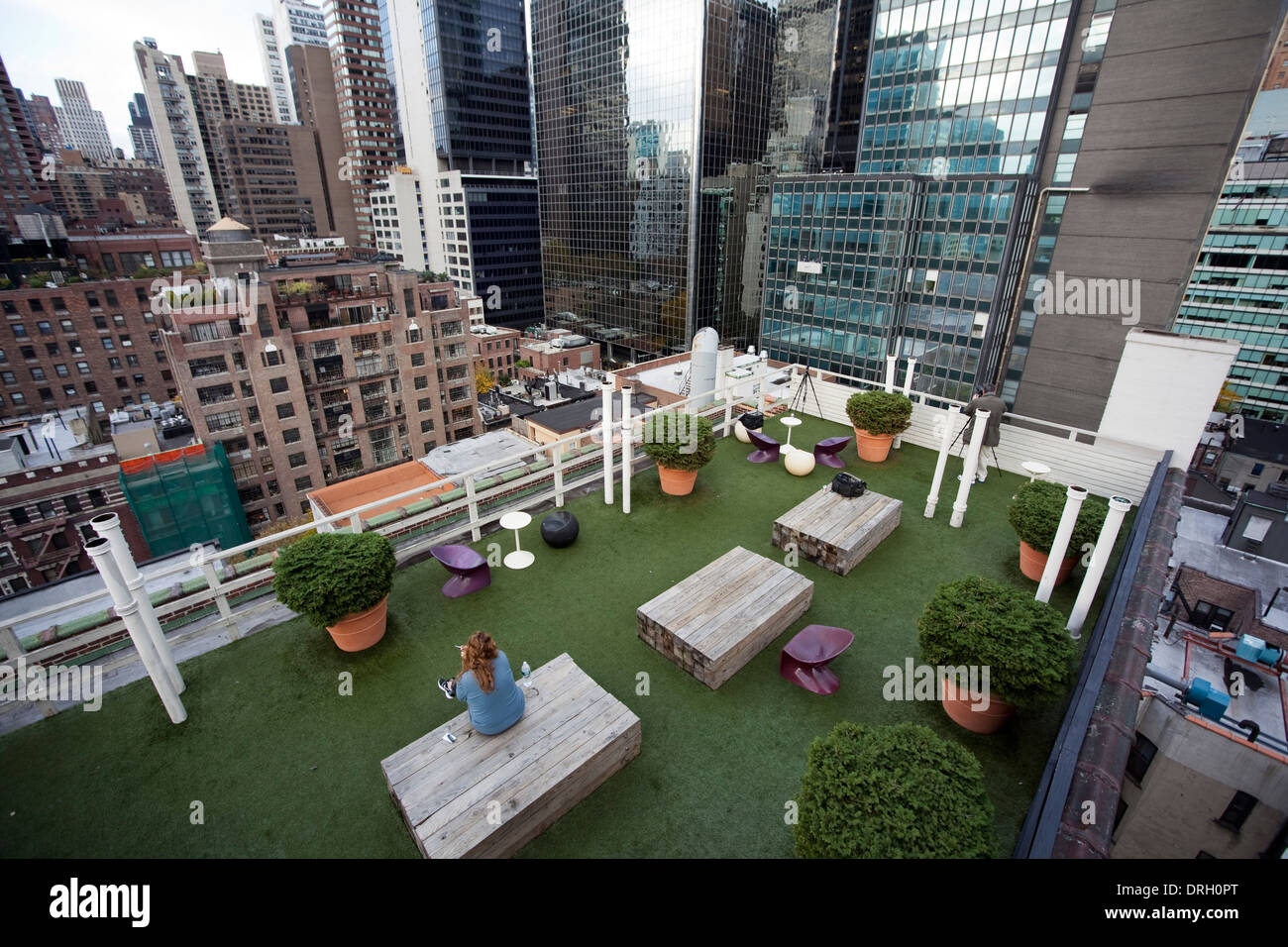 New York City roof top view Stock Photo - Alamy