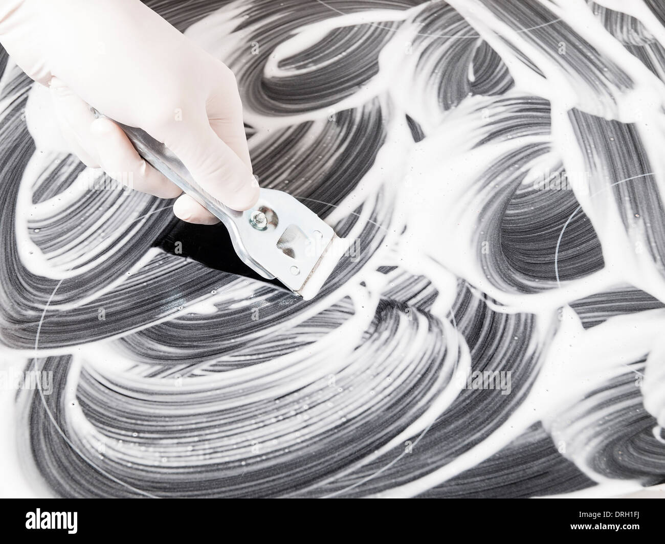 Hand scraper hi-res stock photography and images - Alamy