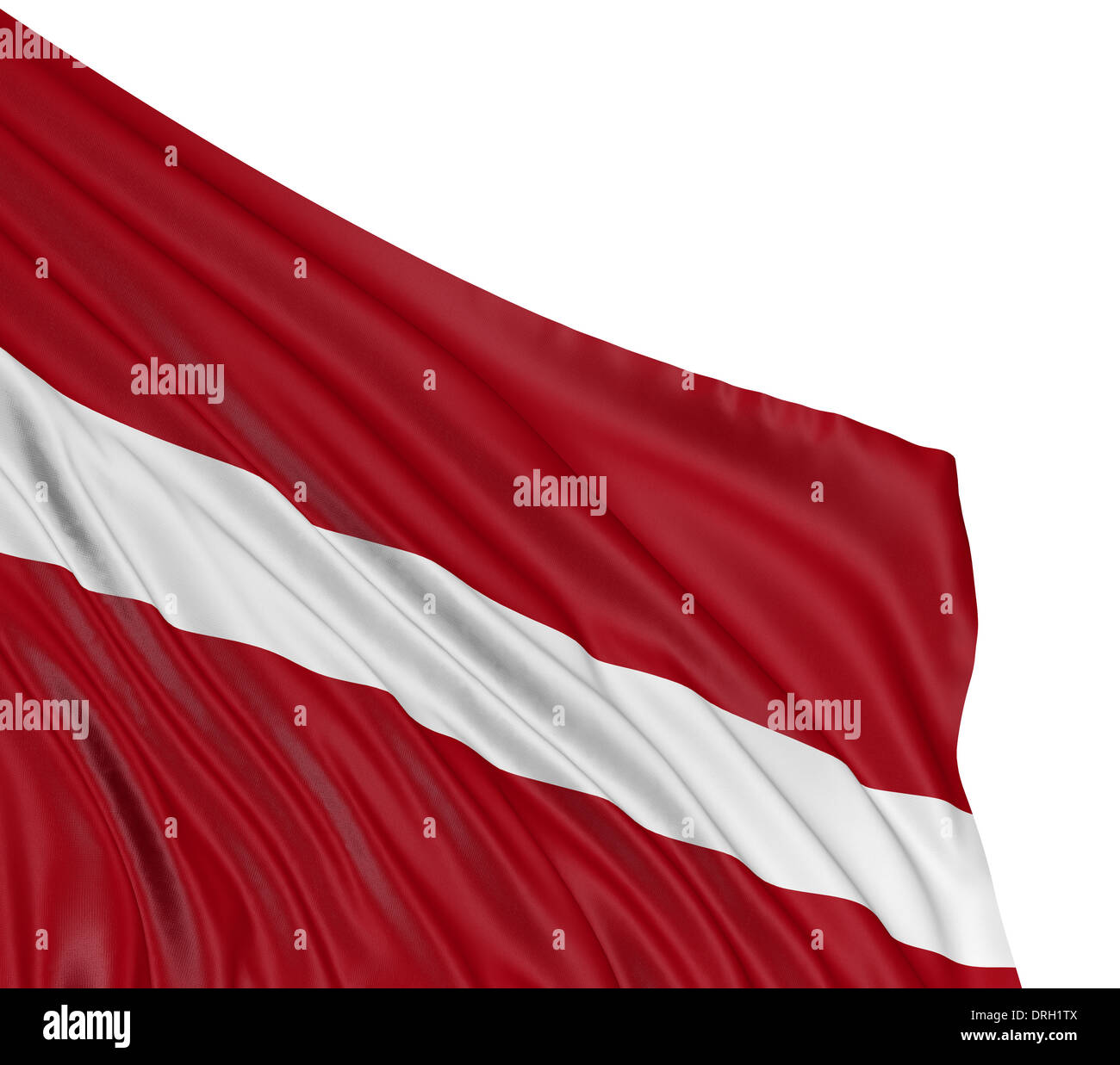 3D Latvian flag Stock Photo - Alamy