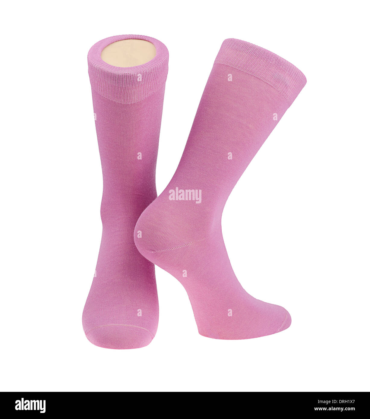 White mannequin foot pink sock hi-res stock photography and images - Alamy