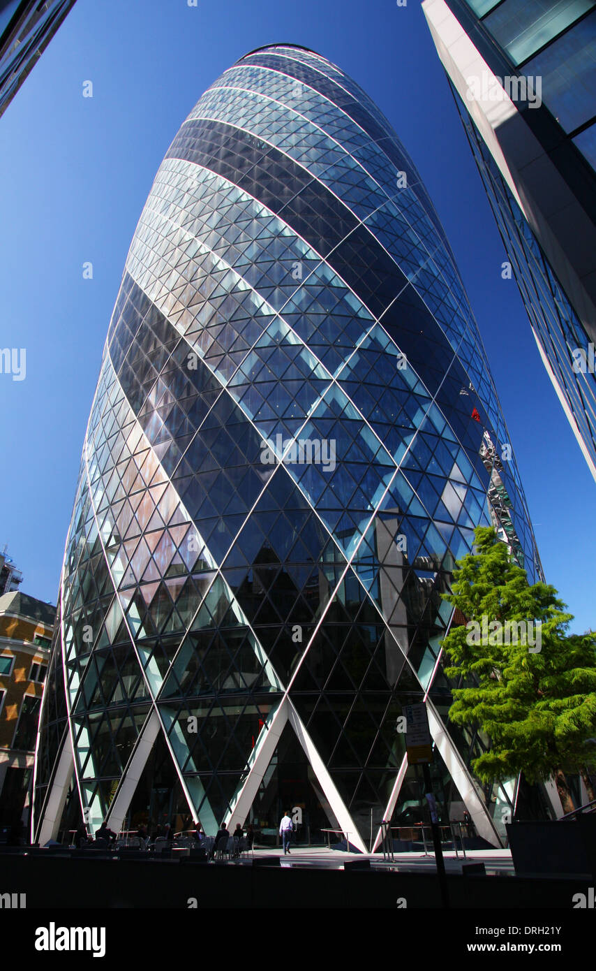 The Gherkin building in London Stock Photo - Alamy