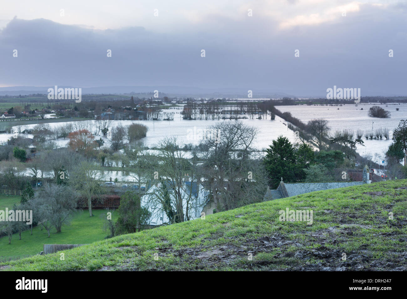 Somerset levels flooding 2014 hi-res stock photography and images - Alamy
