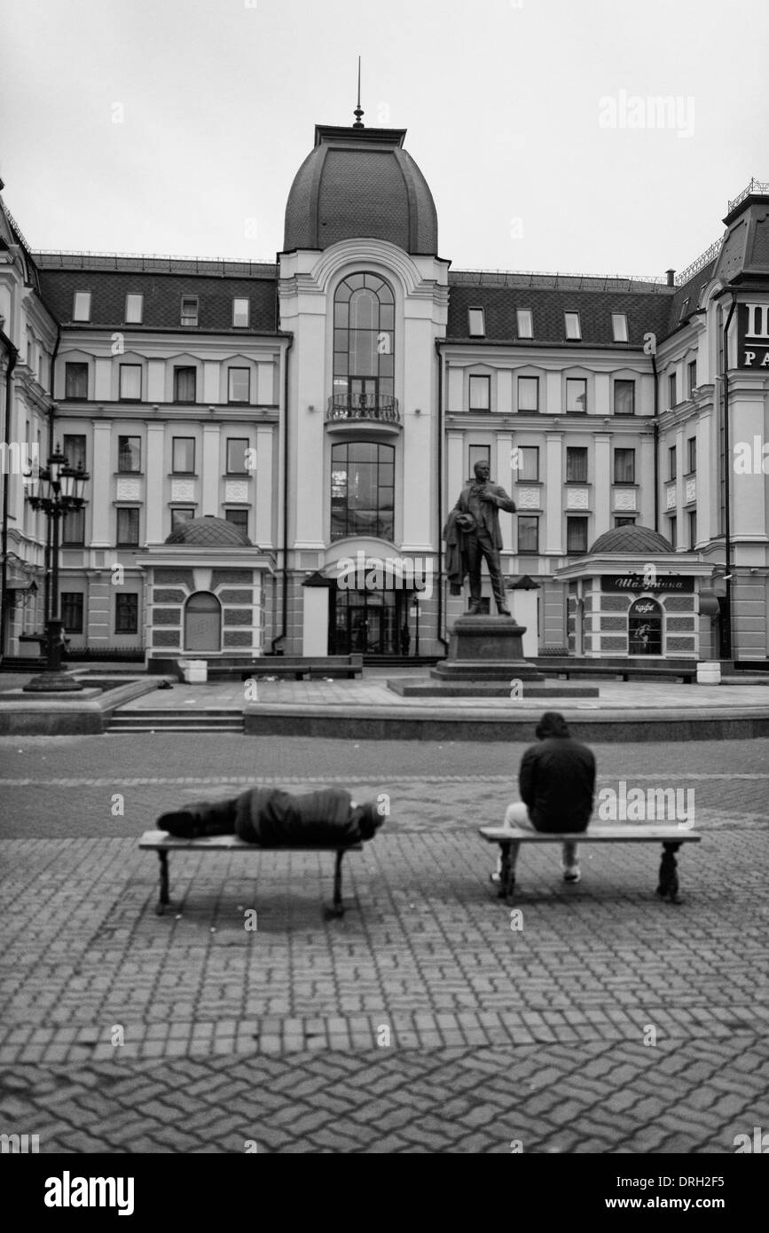 Two homeless black men hi-res stock photography and images - Alamy