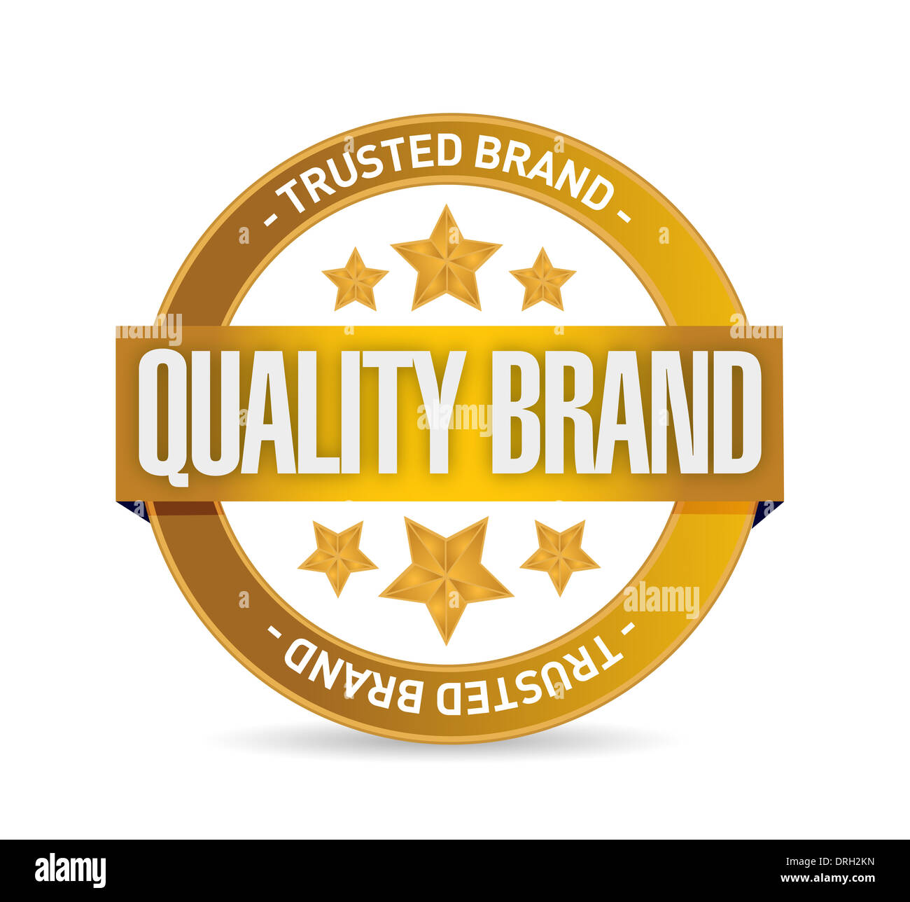 quality brand seal stamp illustration design over a white background ...