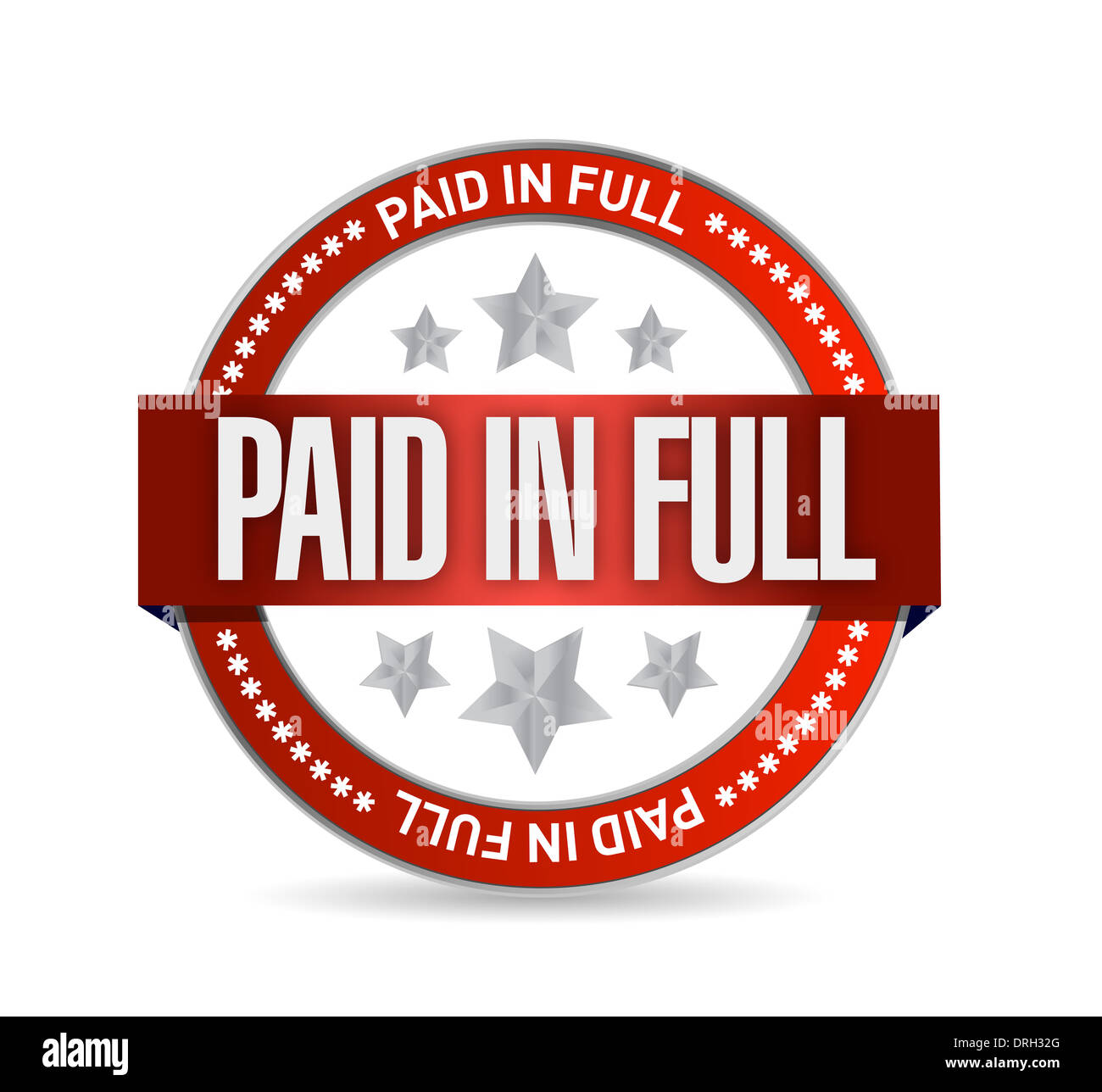 Paid in full stamp hi-res stock photography and images - Alamy
