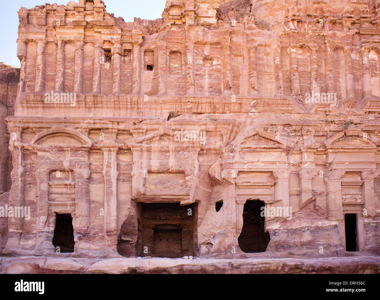 The Palace Tomb in nabatean Petra Jordan Stock Photo - Alamy