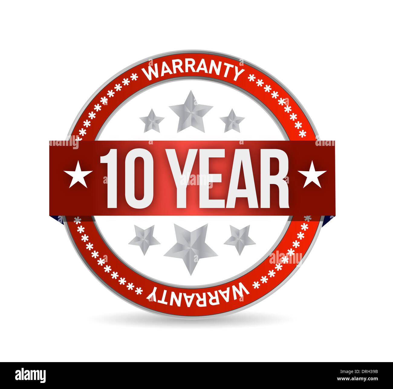 10 year warranty Cut Out Stock Images & Pictures - Alamy