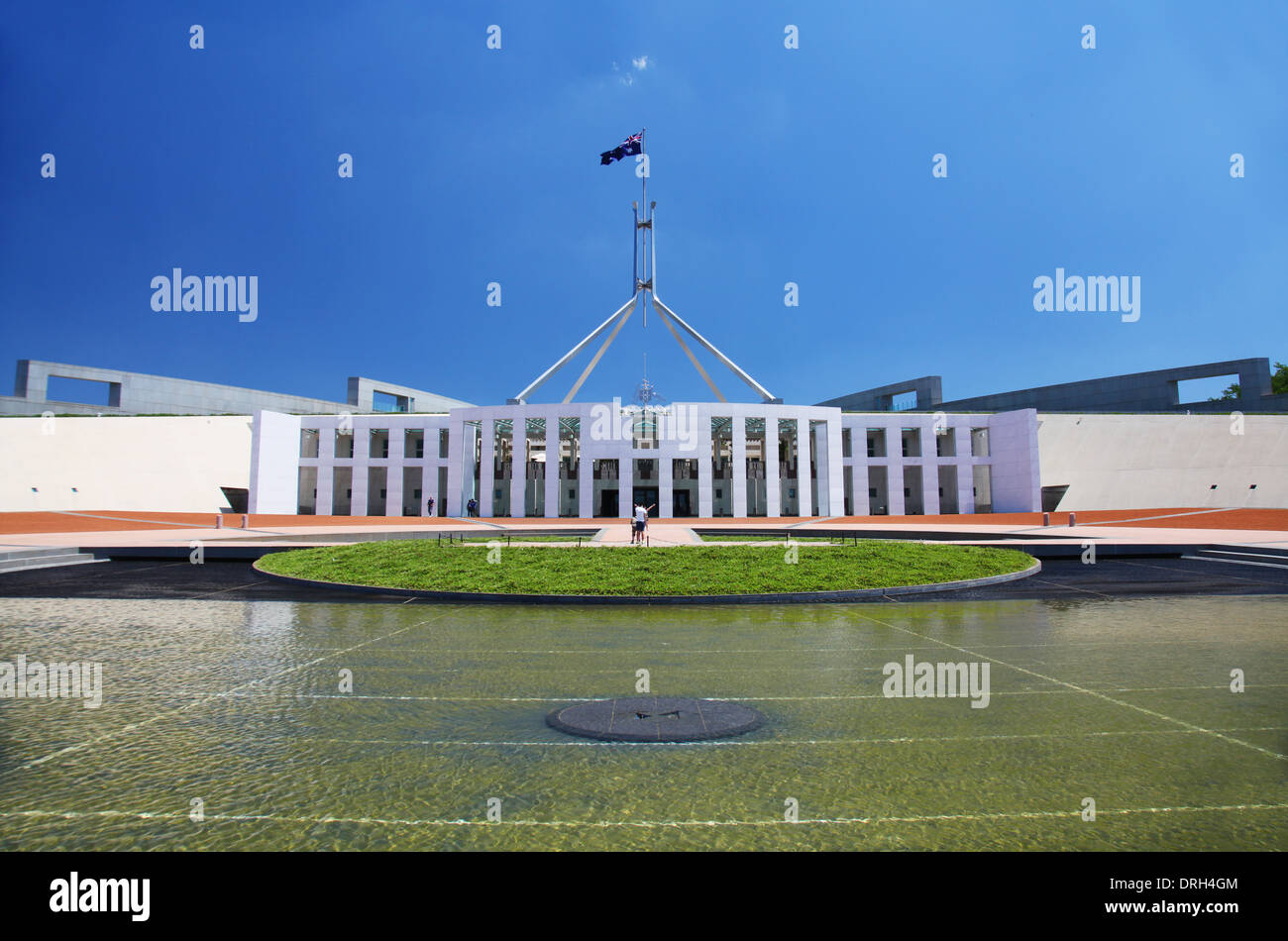 Australian Parliament house in Canberra Stock Photo - Alamy