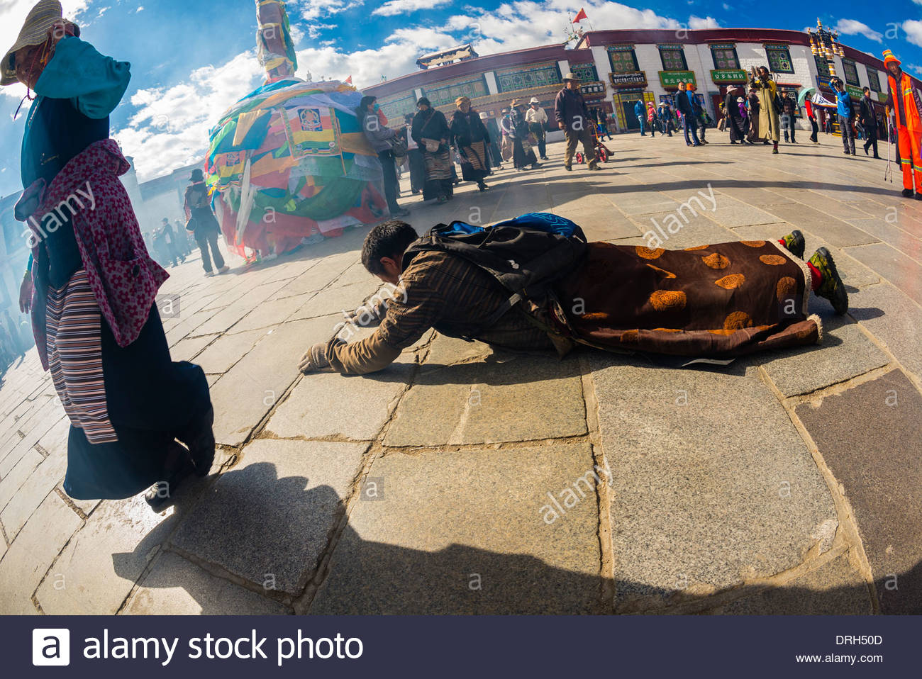 Prostration In Prayer Stock Photos & Prostration In Prayer Stock Images ...