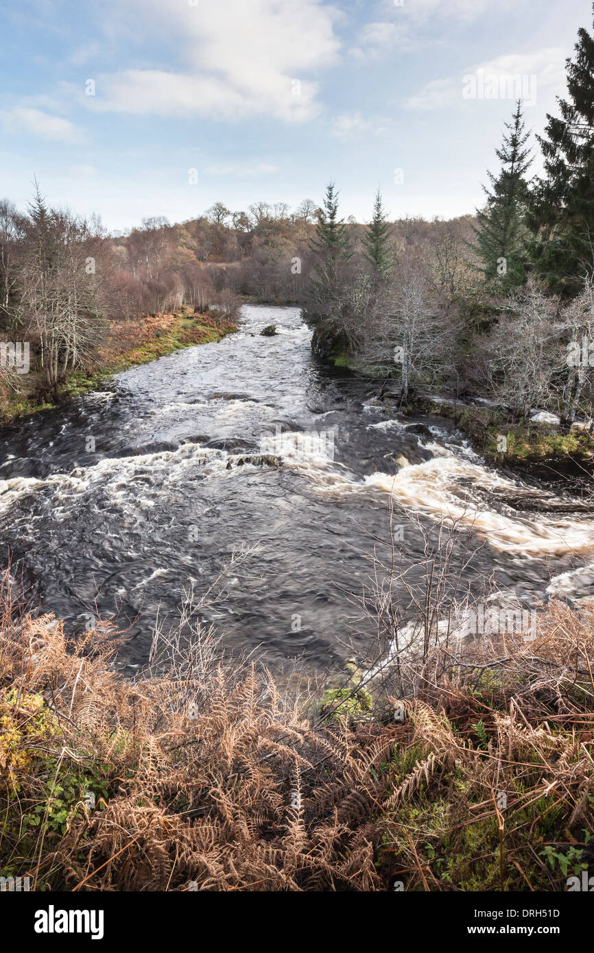 River Shin at Achany in the Scottish highlands Stock Photo - Alamy