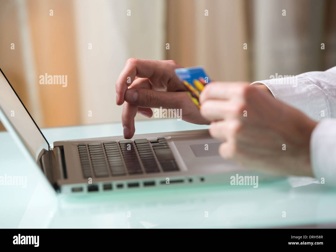 Hand entering hi-res stock photography and images - Alamy