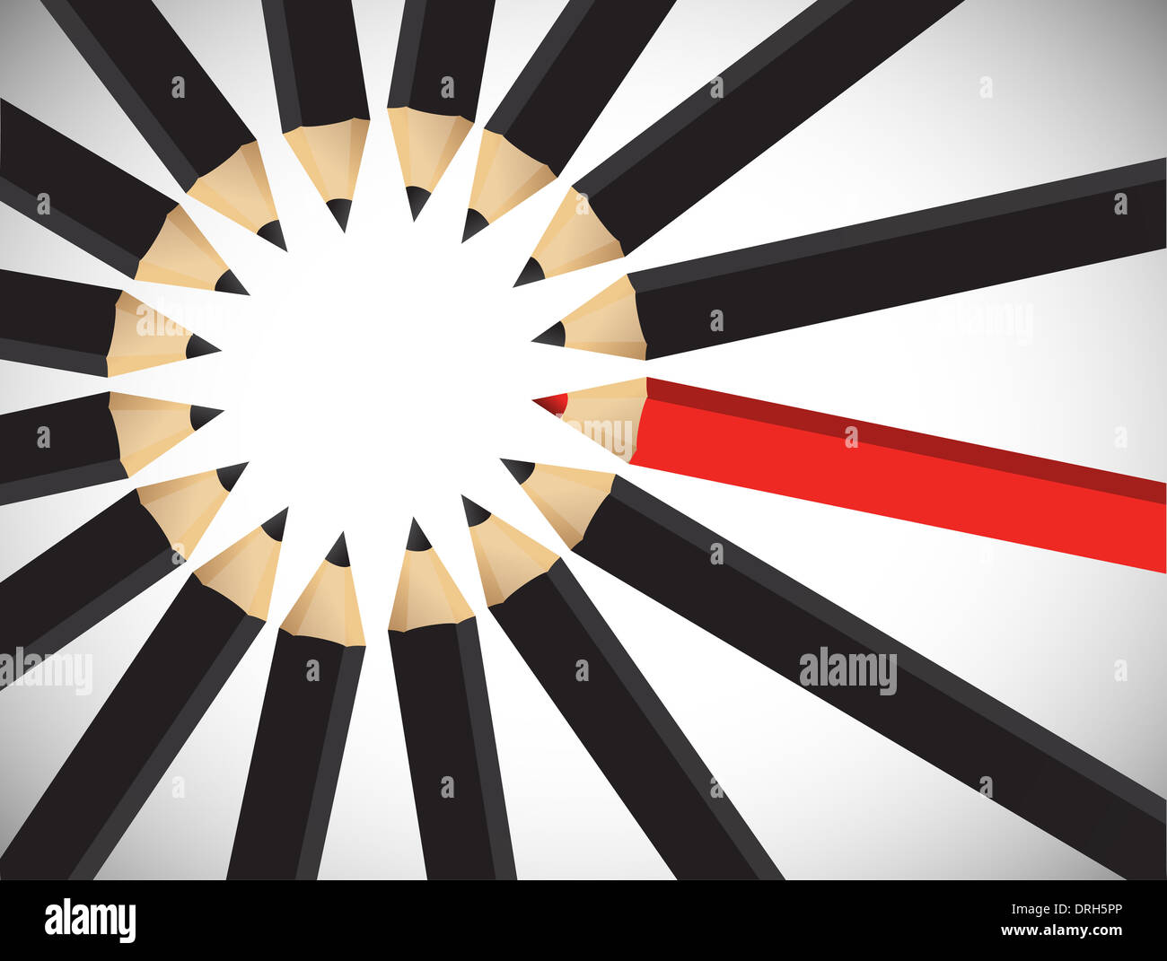 unique concept illustration design over a white background Stock Photo ...
