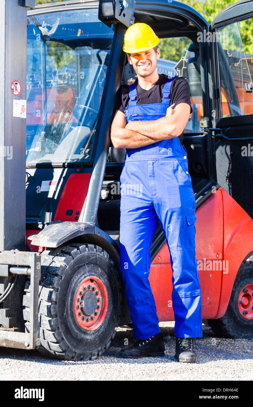 Fork lift truck construction hi-res stock photography and images - Alamy