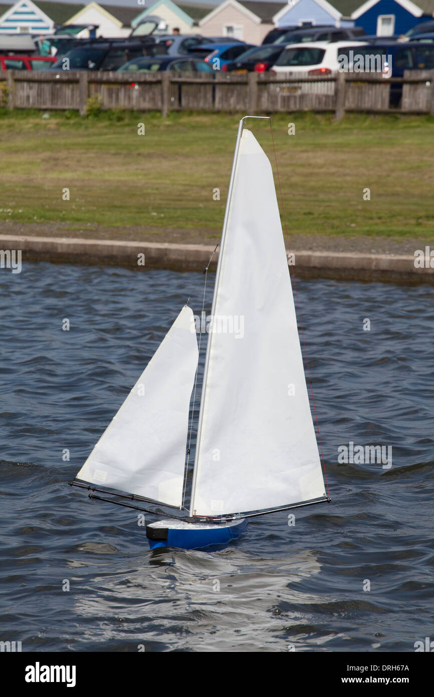 Radio controlled model sailing boat Stock Photo - Alamy