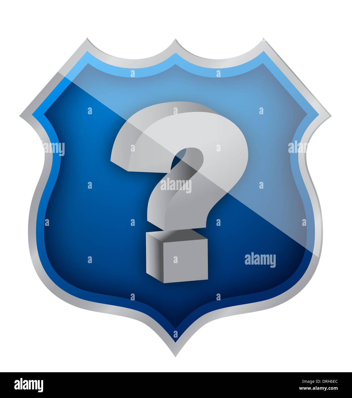 Question mark shield hi-res stock photography and images - Alamy