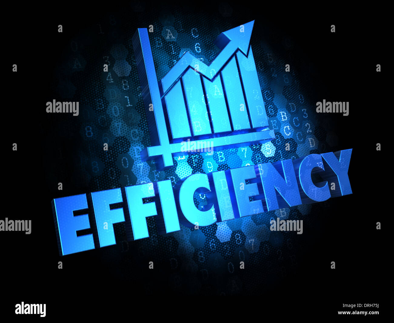 Growth Efficiency Concept on Digital Background Stock Photo - Alamy